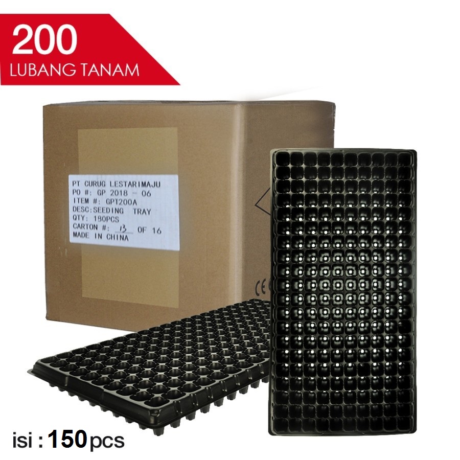 1 Karton/Box Tray Semai / Seeding Tray / hidroponik Untuk Penyemaian ...