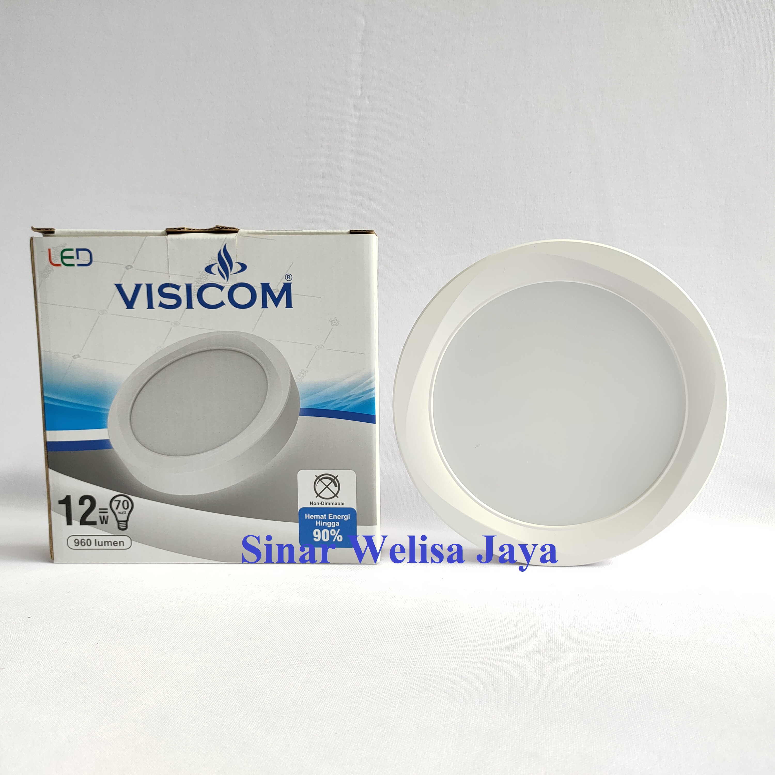 Visicom Lampu Downlight LED OutBow 12W - Putih | Lazada Indonesia