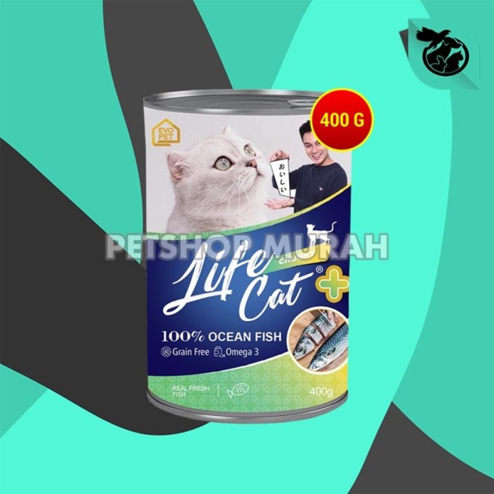 Makanan Basah Kucing Life cat Plus Wet Food Kaleng 400gr | Lazada Indonesia