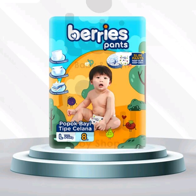 POPOK BERRIES BABY PANTS L8 M9 KEMASAN EKONOMIS | Lazada Indonesia