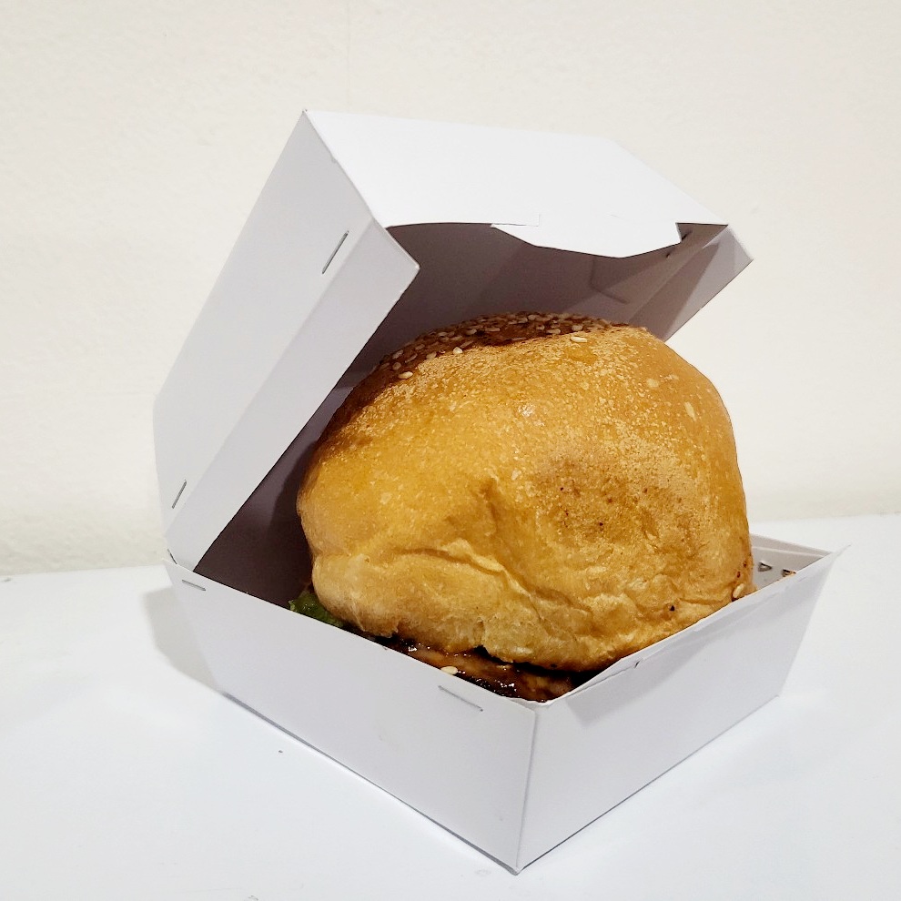 box putih polos - dus burger isi 50 pcs. | Lazada Indonesia