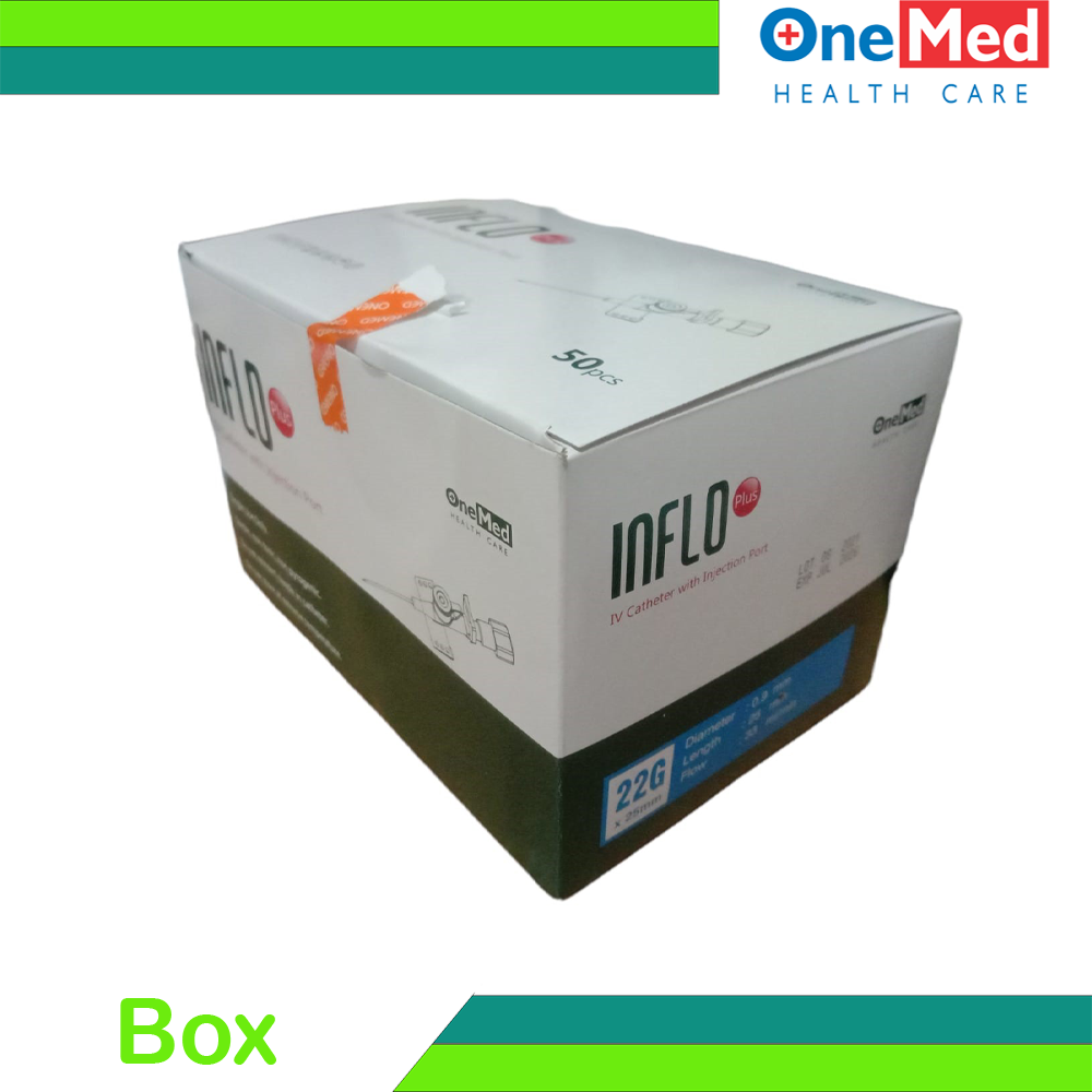 1 Box Inflo IV Catheter Plus 22G OneMed | Lazada Indonesia