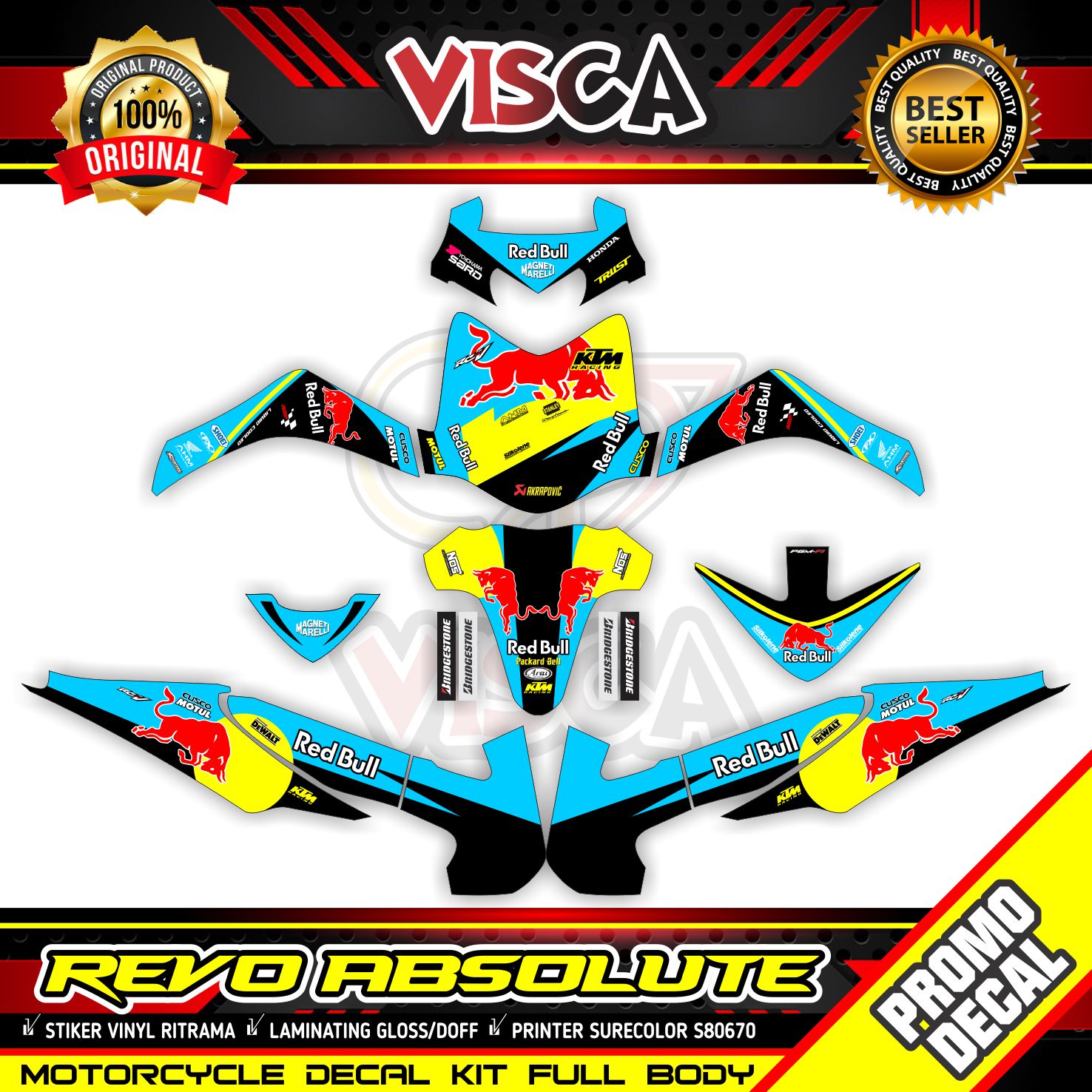 Decal Revo Absolute 110 Full Decal Absolute Revo Full Body Stiker Revo ...