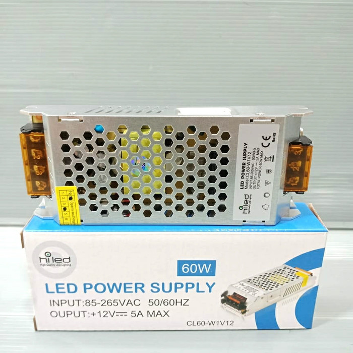 hiled Switching 5A 12 Volt 60 W power supply HILED 5 A trafo 12V 5 ...