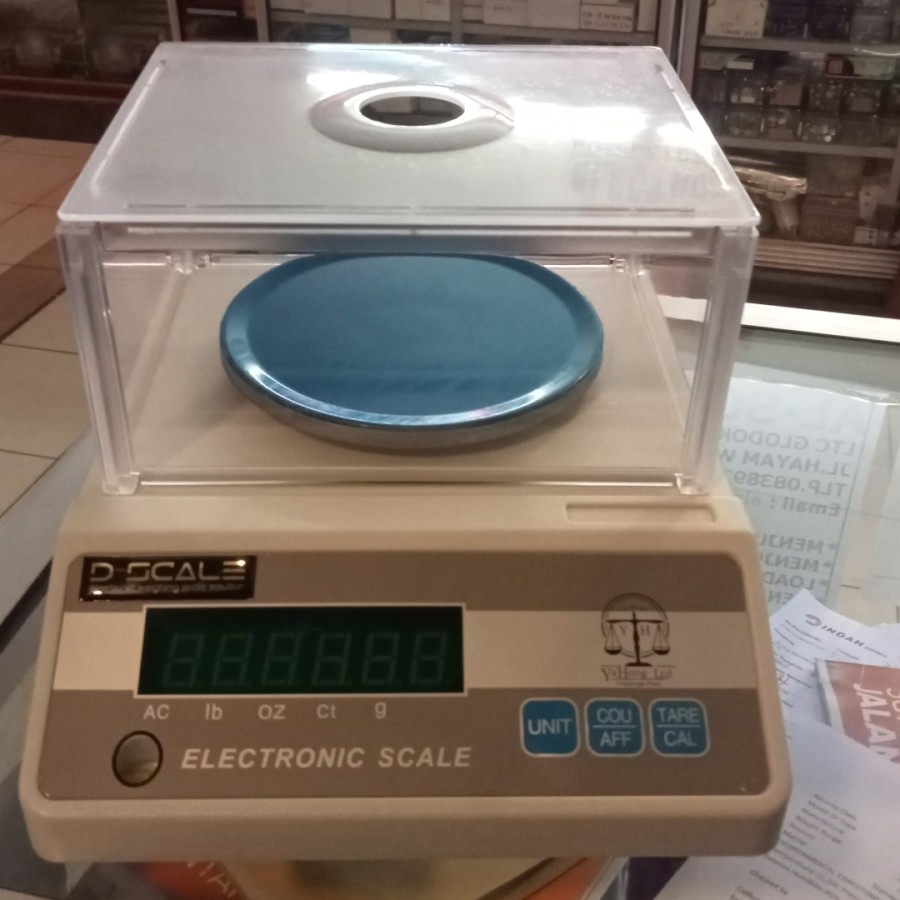 Timbangan Digital Eletronics D-SCALE 2kg x 0.01g Timbangan Mas atau ...