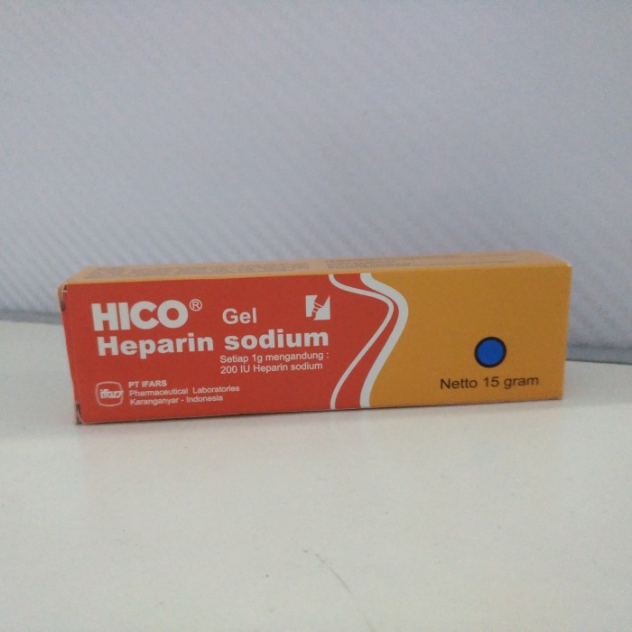 Hico Gel heparin sodium 15 gram mirip thrombopob utk luka lebam memar | Lazada Indonesia