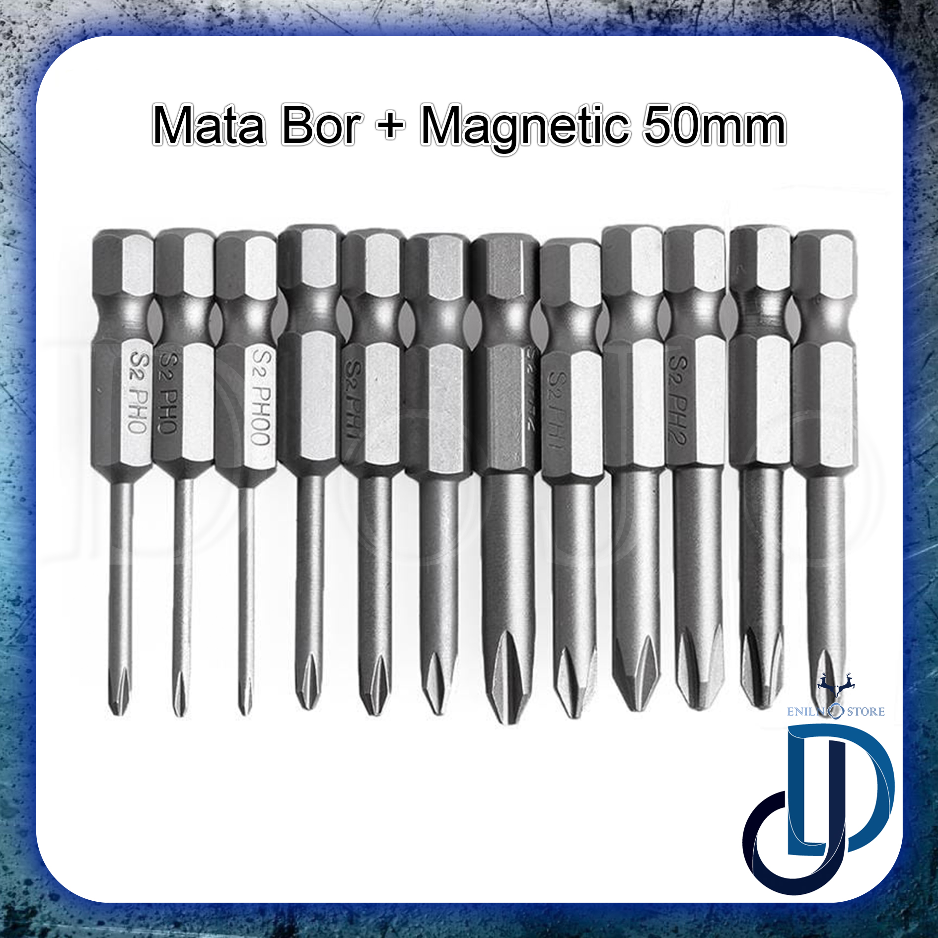 Mata Bor Obeng Plus Magnetic Set - Ukuran 50&75mm | Lazada Indonesia