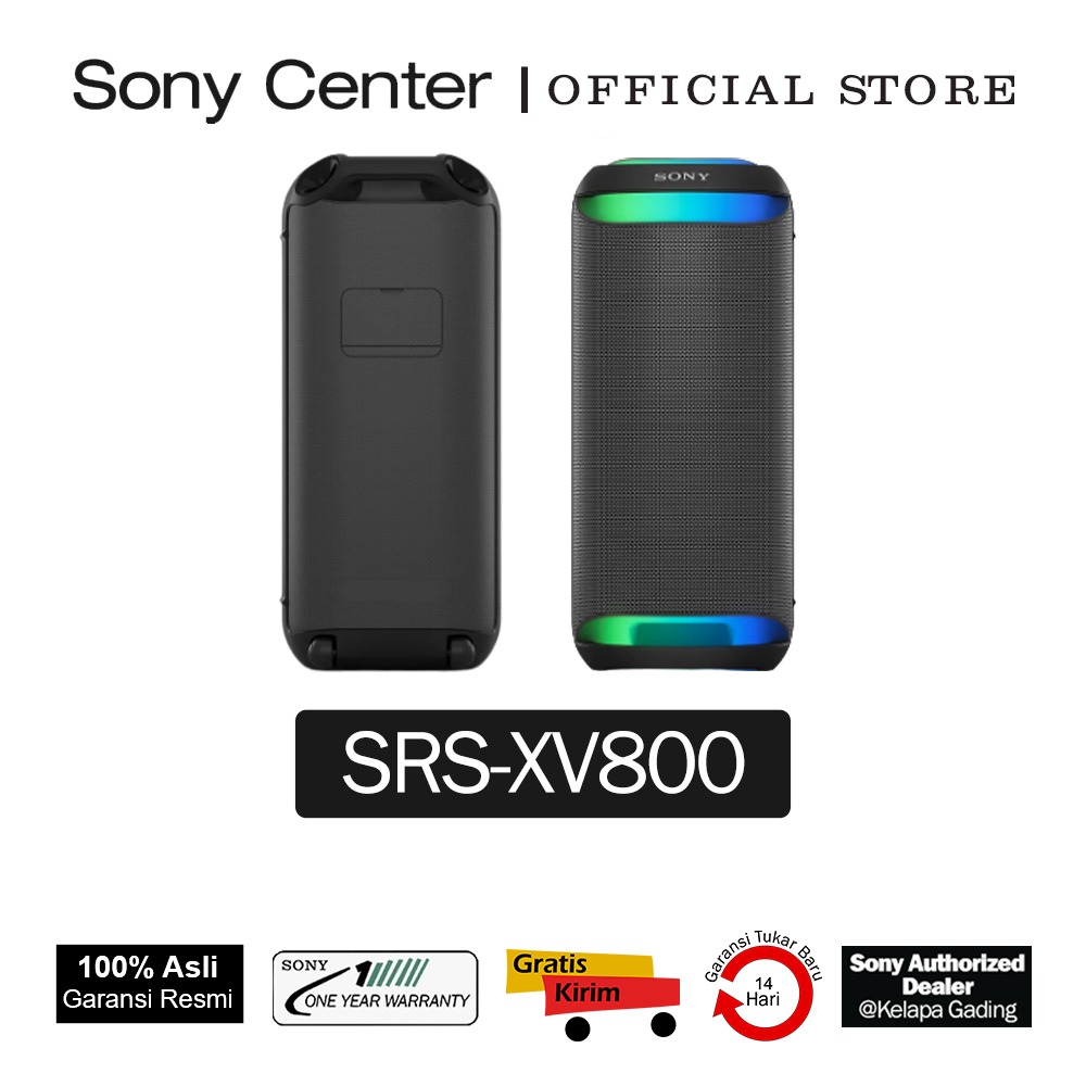 SONY CENTER SONY SRS-XV800 / SRSXV800 Speaker Pesta Nirkabel / SS XV800 ...