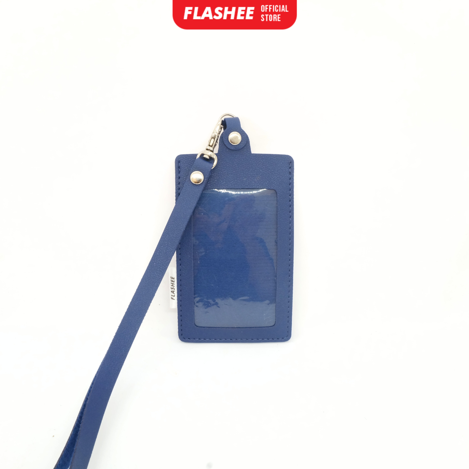 Flashee Name Tag Kulit Id Card Kulit Holder Kancing Lanyard Mika Satu ...