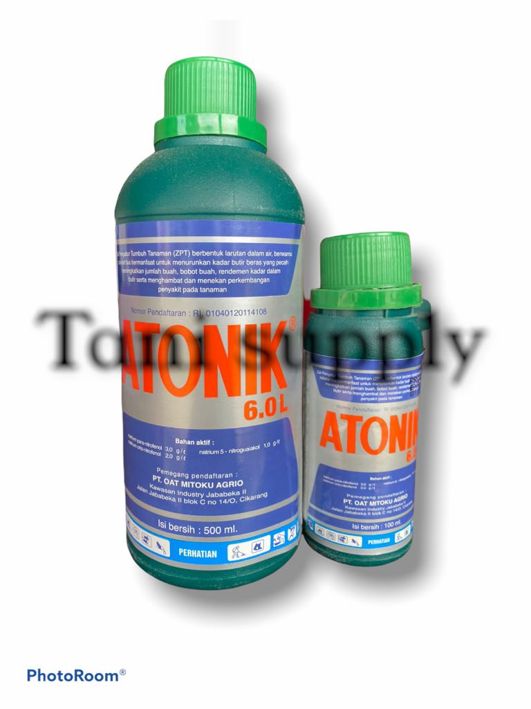 ATONIK 6.0 L 500 ML PUPUK CAIR HORMON ZPT ZAT PENGATUR TUMBUH | Lazada ...