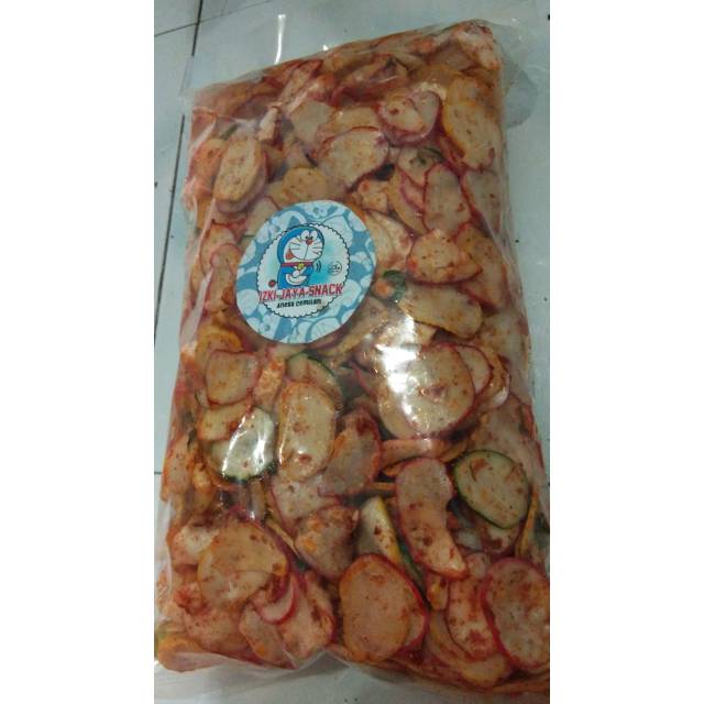 Murah Kerupuk seblak kemasan plastik isi 1 kg Renyah ] Sedap | Lazada ...
