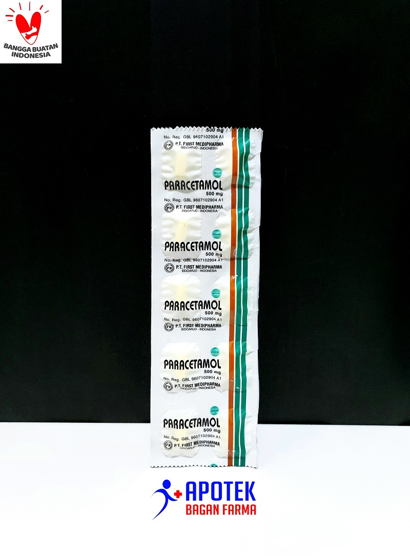 PARACETAMOL 500 MG ( 1 STRIP 10 TABLET ) PT. FM | Lazada Indonesia