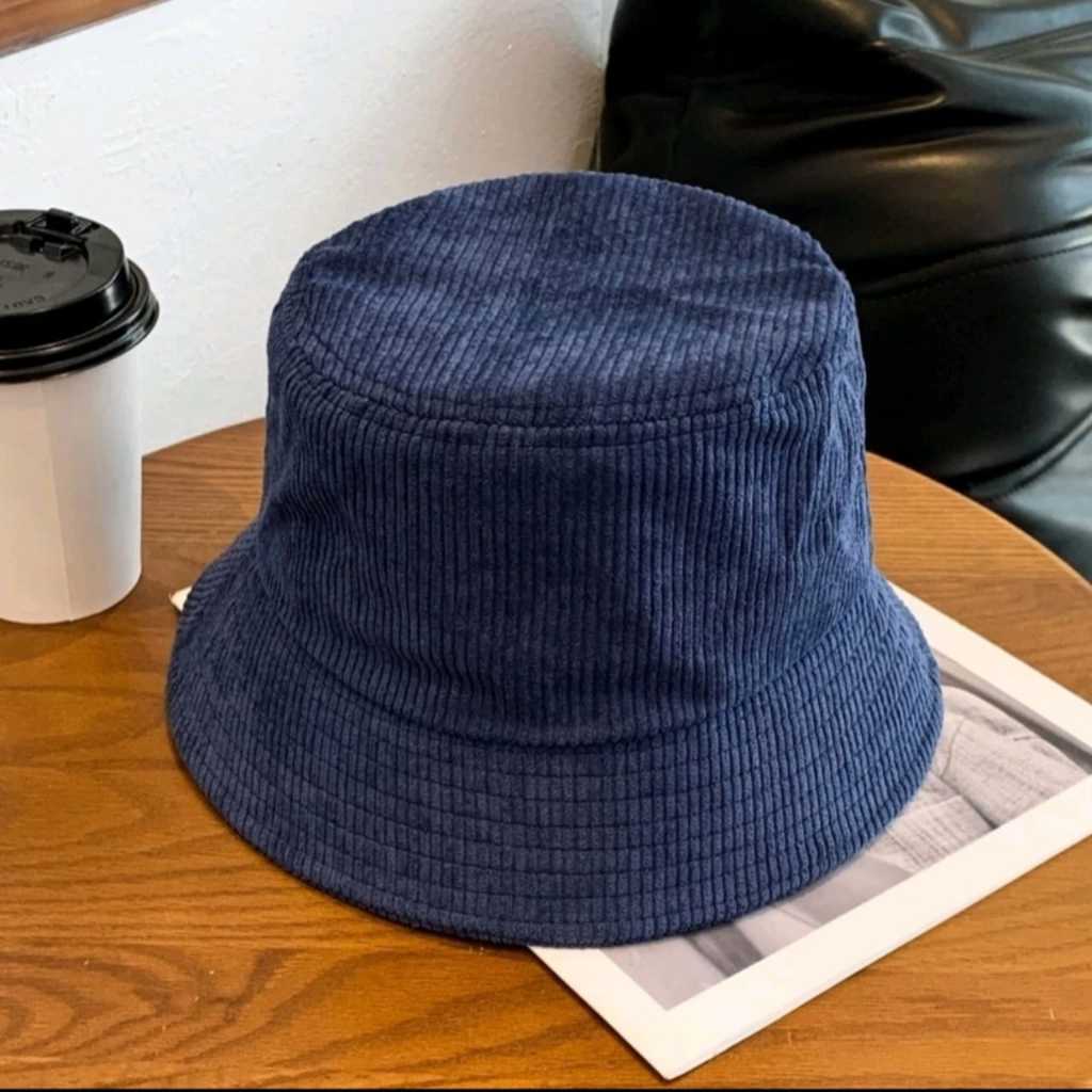 Termurah Bucket Hat Ripped Import End Topi Bucket Wide selebgram Style ...