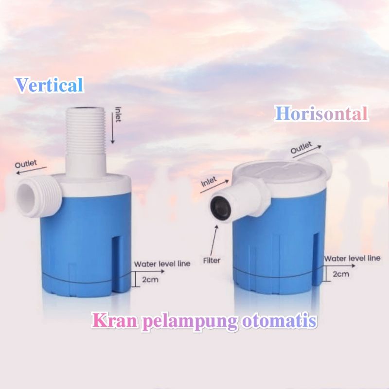 ONDA STOP KRAN OTOMATIS 1/2 PELAMPUNG BALL VALVE H 1/2 HORIZONTAL ...