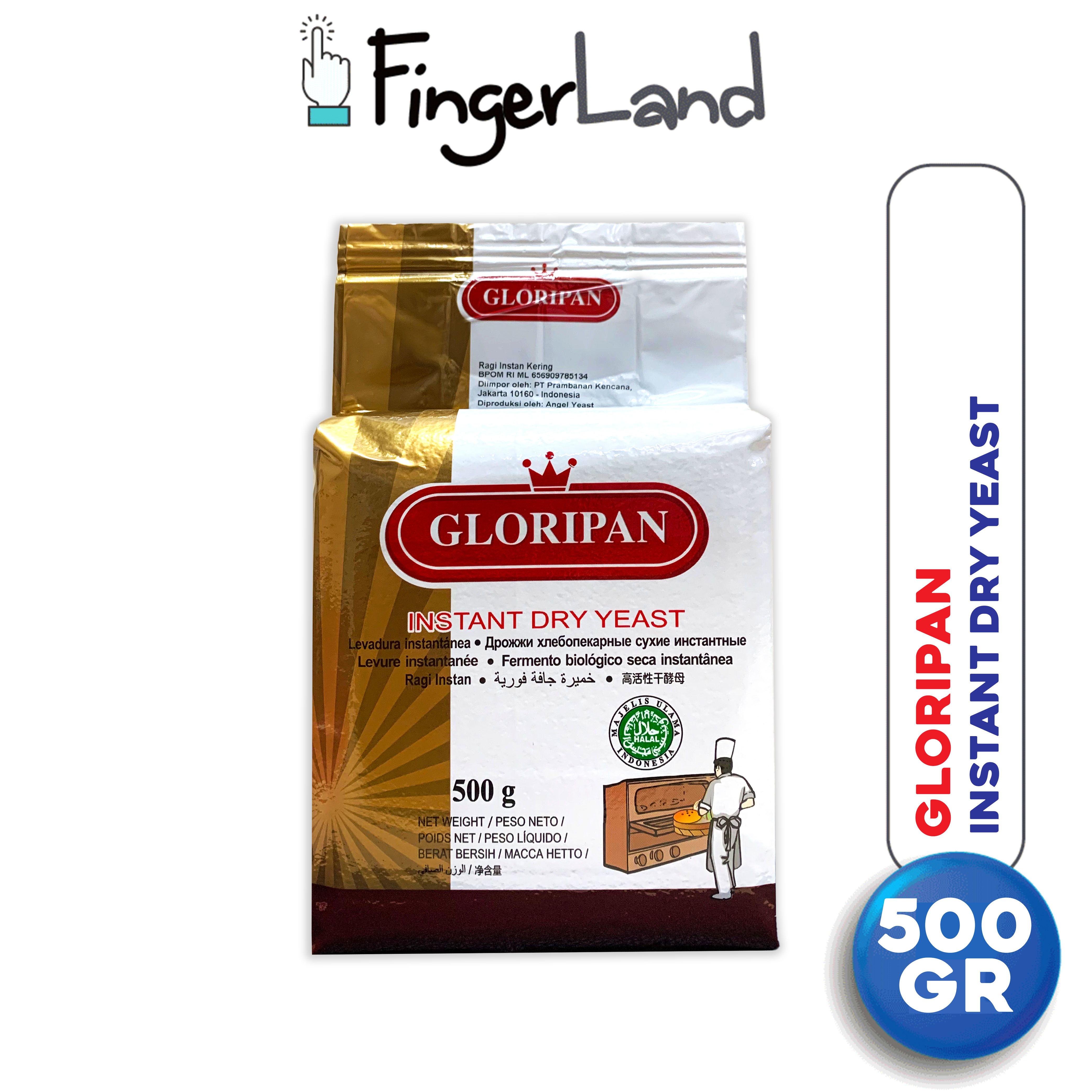 GLORIPAN Instant Yeast 500 gram Ragi Kering Instan | Lazada Indonesia