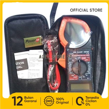 Paket Tang Ampere Multifungsi Digital Clamp Multimeter Tang Ampere ...