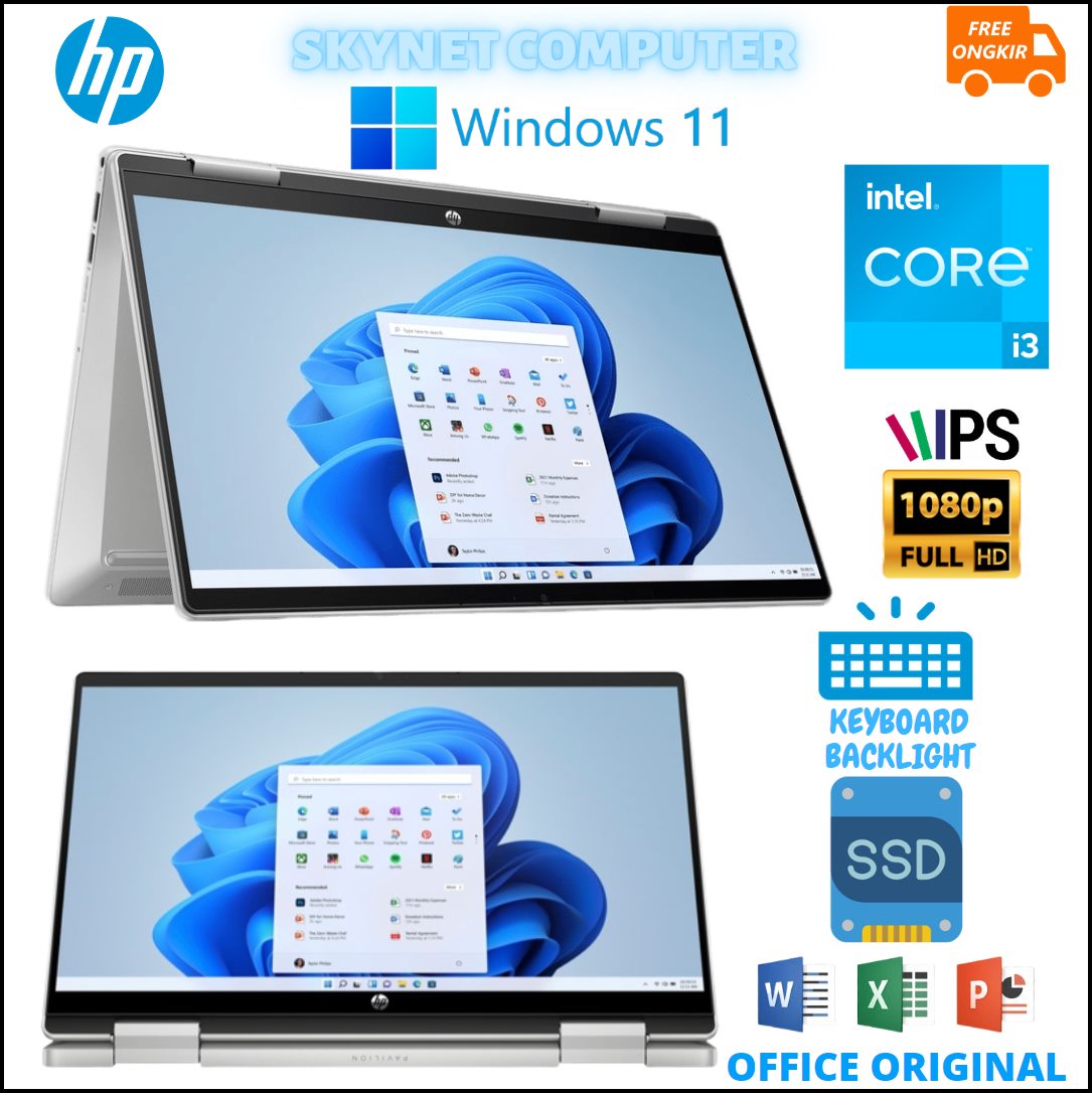 HP PAVILION X360 EK0160TU INTEL CORE I3 1215U RAM8GB SSD512GB 14 ...