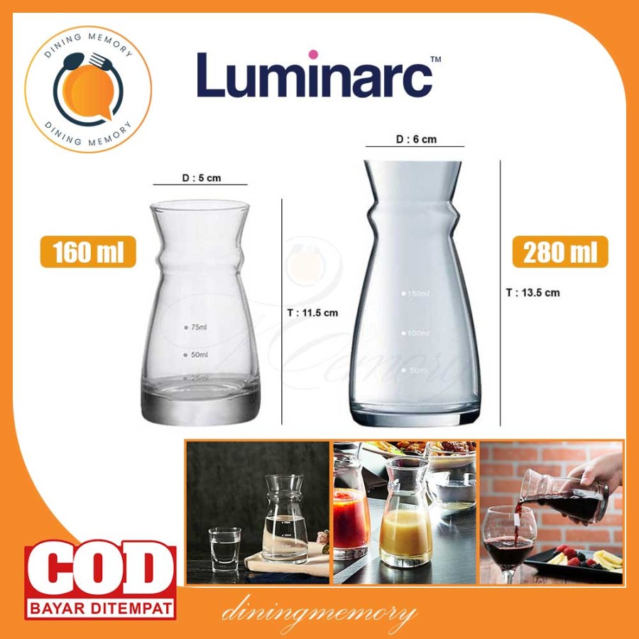 Luminarc Gelas Carafe Fluid Jug per Pc | Lazada Indonesia