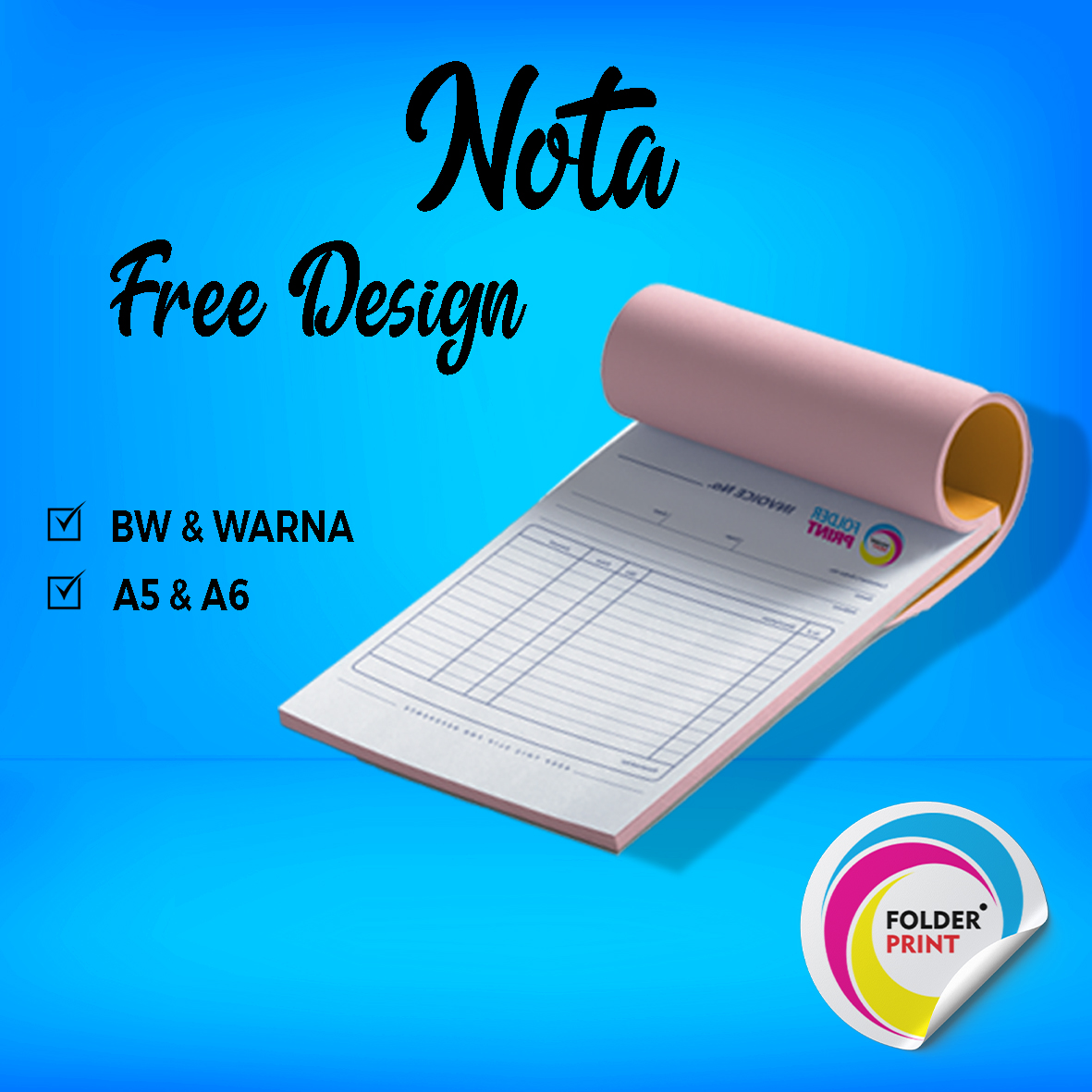 Cetak Nota Custom Murah Full Warna | Lazada Indonesia