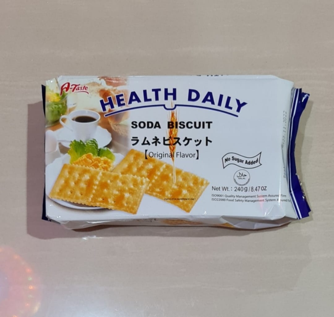 Health Daily Soda Biscuit Seaweed Flavor No Added Sugar A Taste