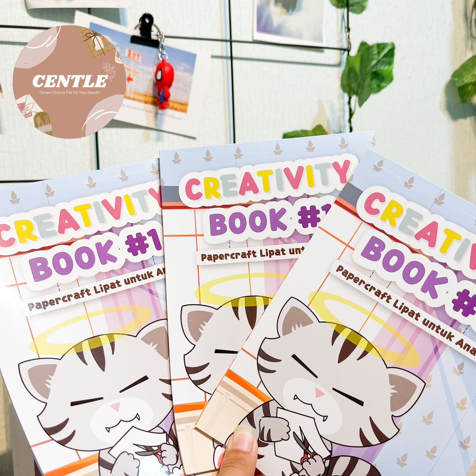 Buku origami Centle.id volume 1 papercraft buku kreativitas anak kreasi ...