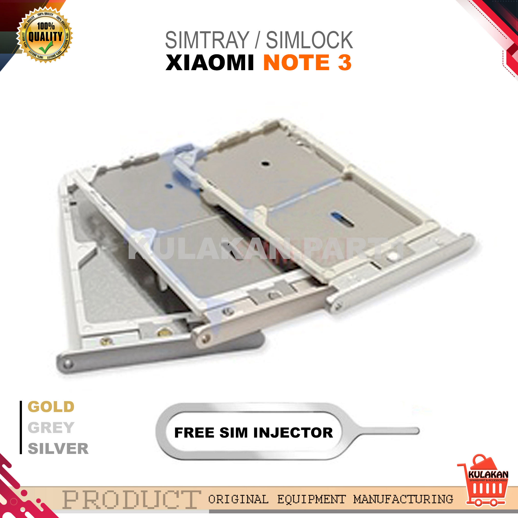 SIMTRAY - TEMPAT SIMCARD XIAOMI REDMI NOTE 3 SLOT SIMCARD ORIGINAL FREE ...