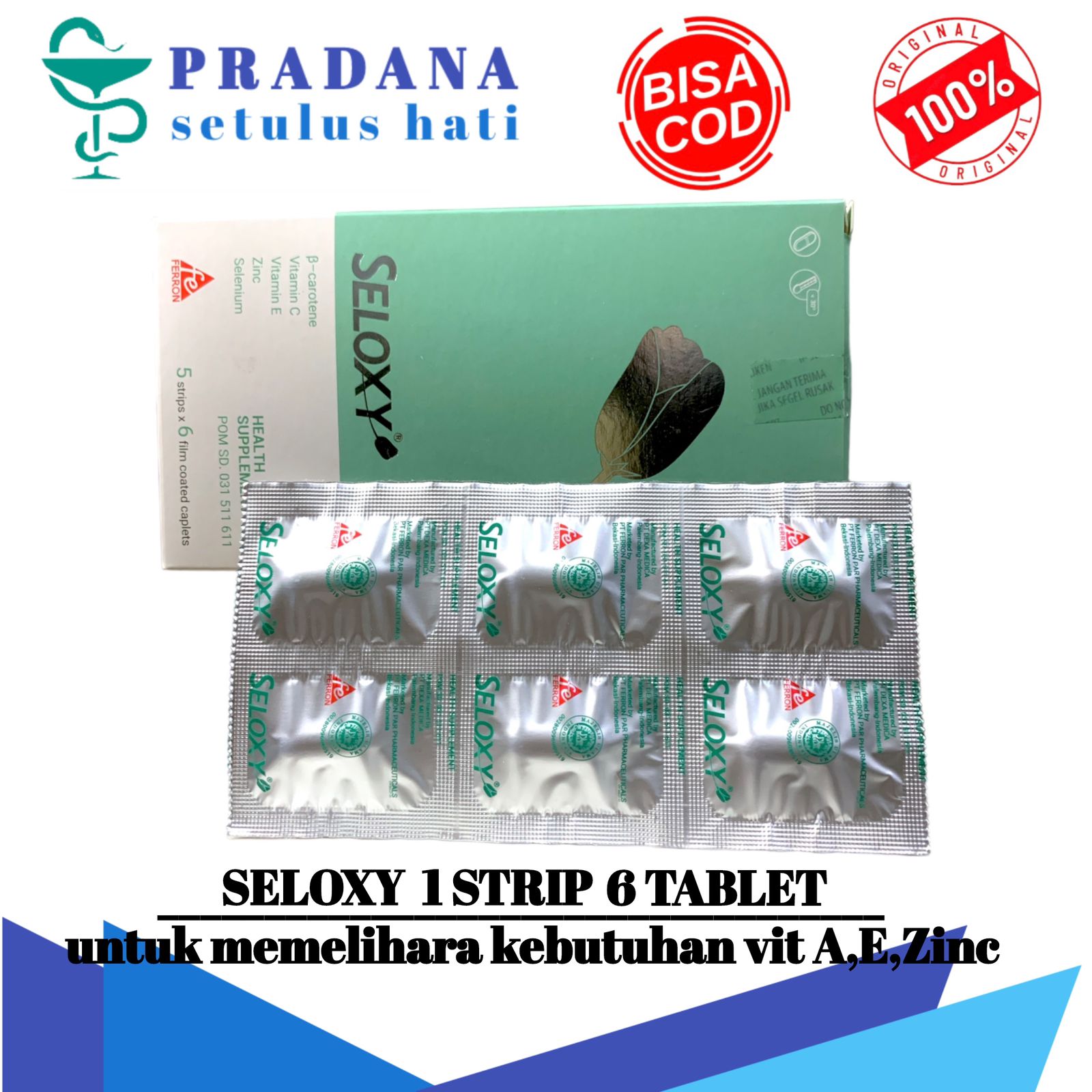 SELOXY 1 STRIP 10 TABLET | Lazada Indonesia