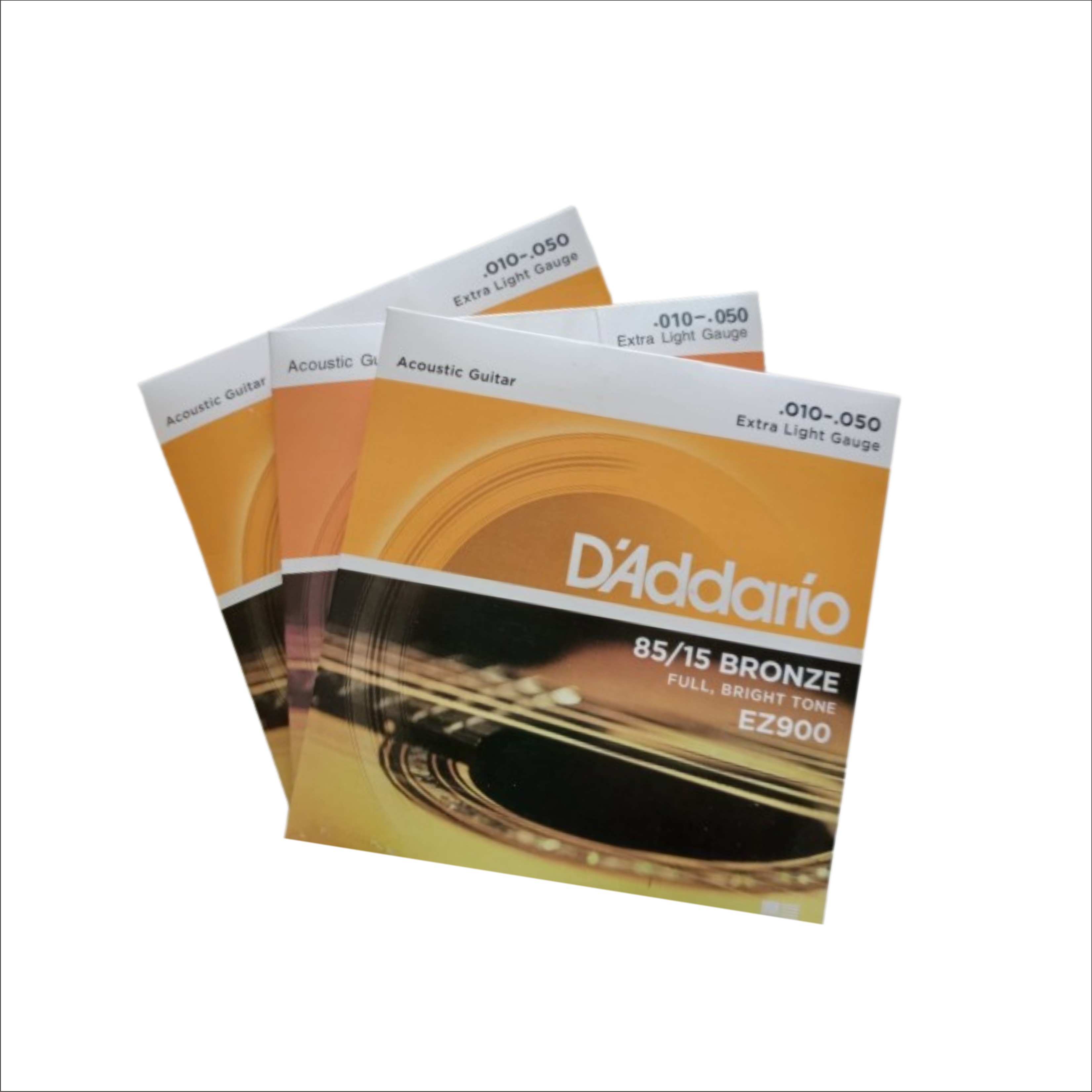 Senar gitar akustik D'Addario full bright tone 0,009 dan 0,010 Senar ...