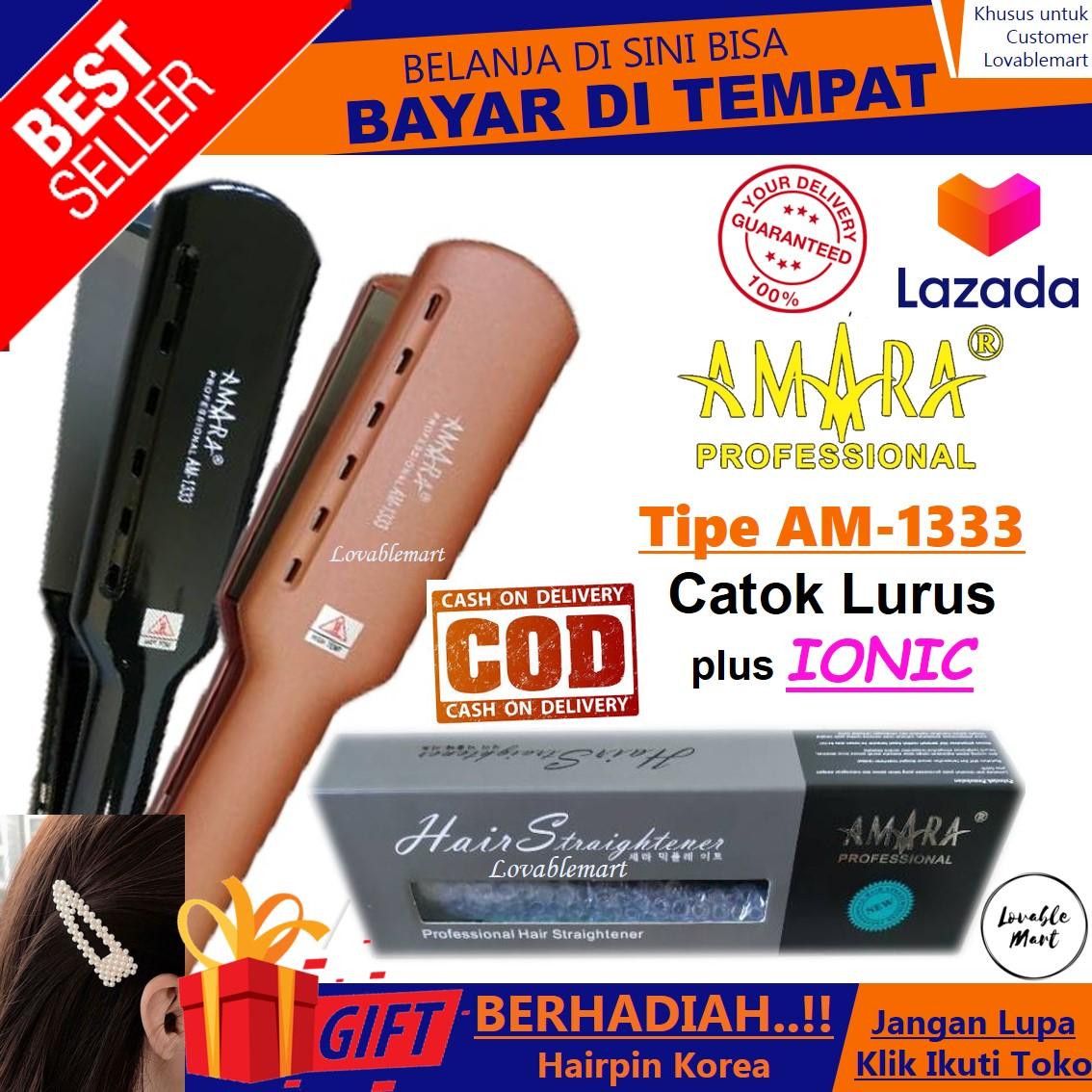 [FREE..!! KOREAN HAIRPIN] Amara Catok Catokan Rambut Lurus Hair ...