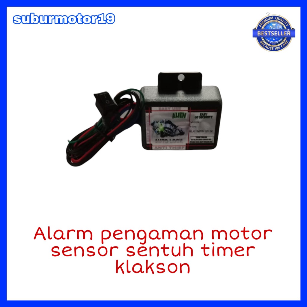 Alarm Pengaman Motor Sensor Sentuh Timer Klakson | Lazada Indonesia