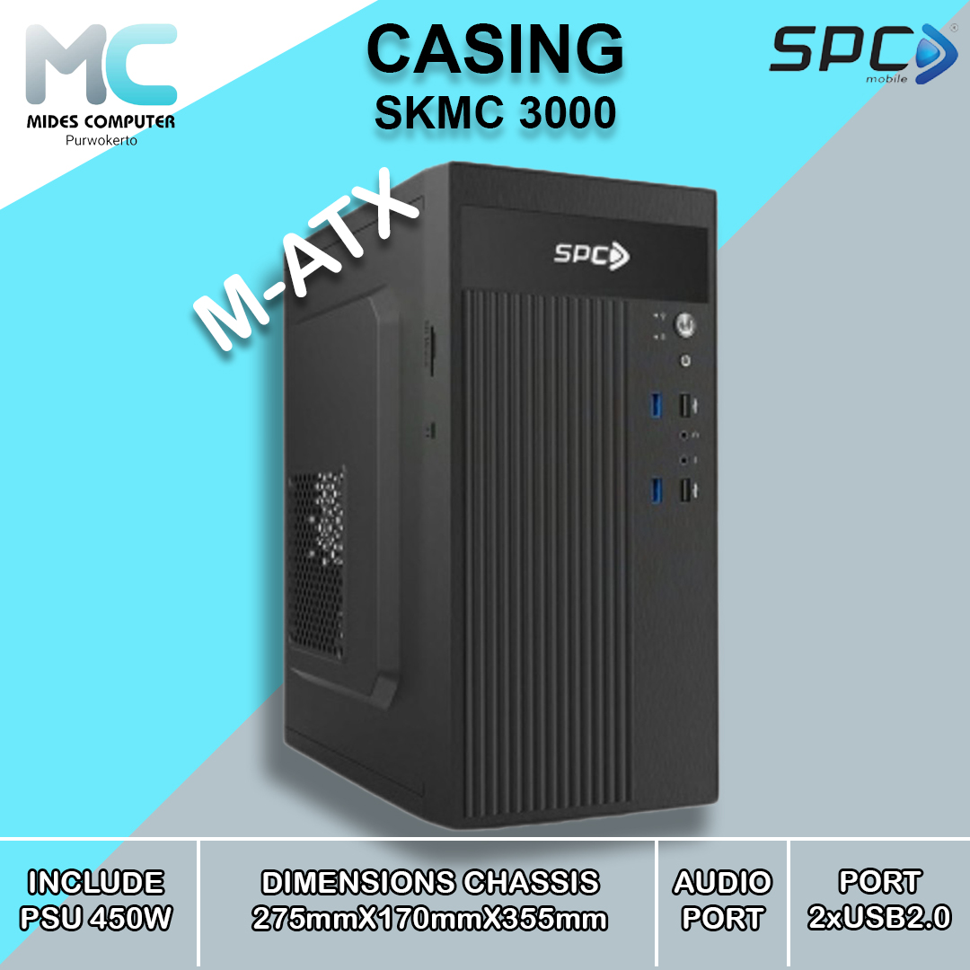 Casing PC SPC SKMC 3000 M ATX With 450 Watts PSU Lazada Indonesia casing-pc-spc-skmc-3000-m-atx-with-450-watts-psu-lazada-indonesia