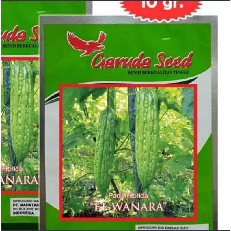 Benih Pare Paria F1 WANARA 10 Gram bibit Pare unggul GARUDA SEED ...