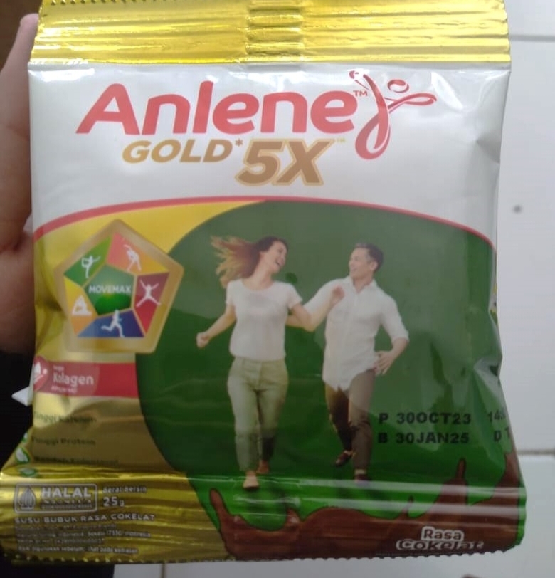 Susu anlene gold 5x untuk kesehatan tulang 1 renceng isi 10 sachet ...