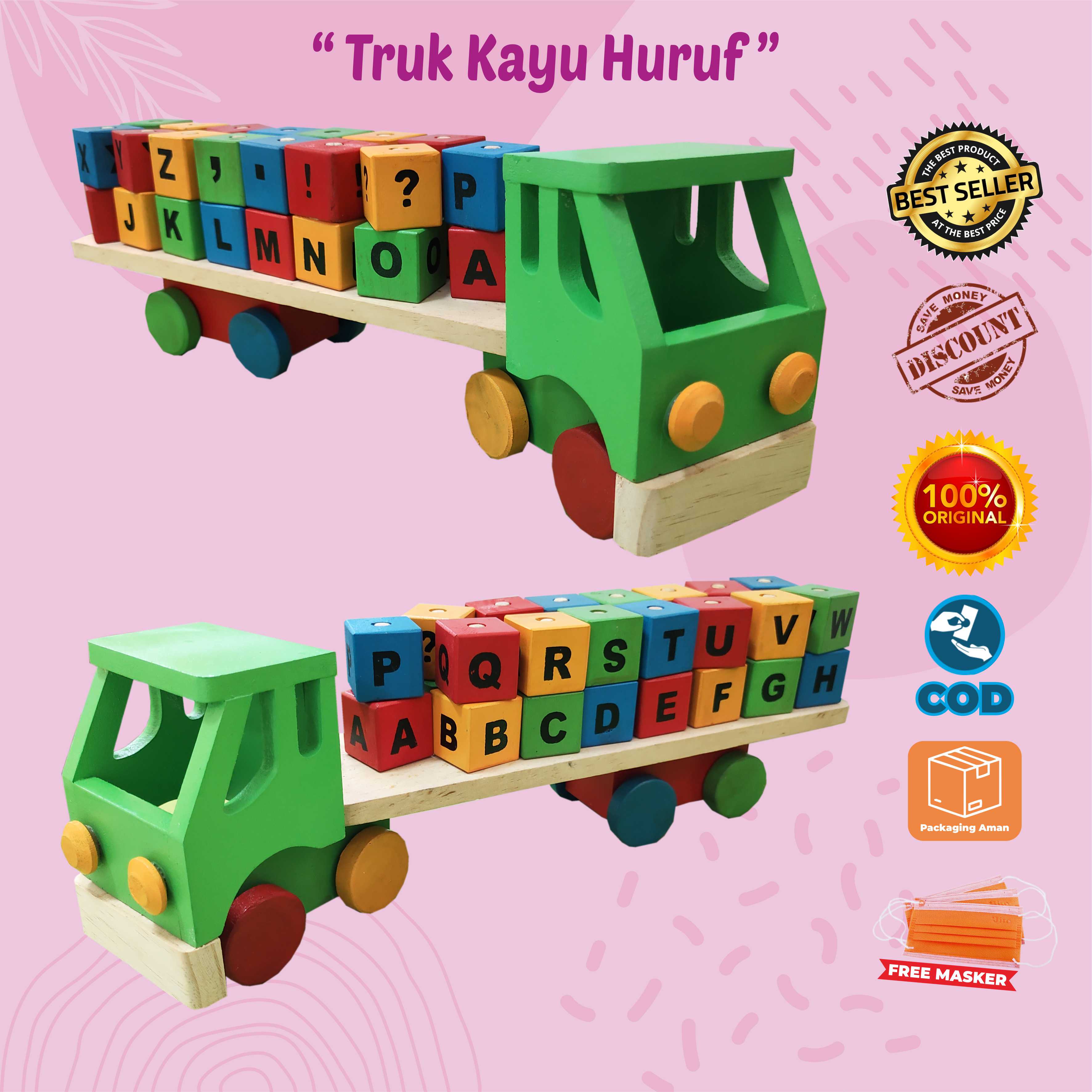 Mainan Kayu Edukasi Anak Alat Peraga Edukasi Untuk Anak Tk Paud Alat ...