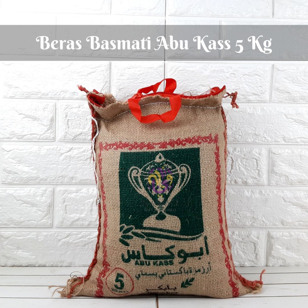 Beras Basmati Abu Kass Arab Basmati Rice Kemasan 5 Kg Oleh Oleh Haji ...