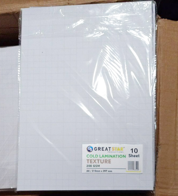 LAMINASI DINGIN KANVAS/cold laminations texture BILIK great star ...