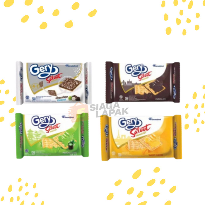 Biskuit Gery Saluut Malkist All Varian Coklat Keju Matcha 100gr ...