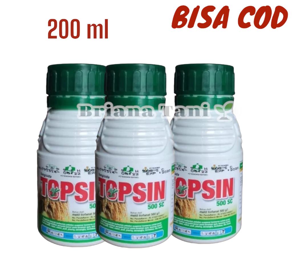 Topsin 500SC 200ml Fungisida Bahan Aktif Metil Tiofanant 500g/l ...