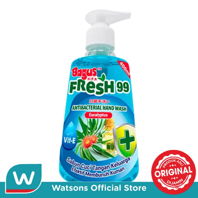 Bagus Handwash Fresh 99 Eucalyptus 400ml | Lazada Indonesia