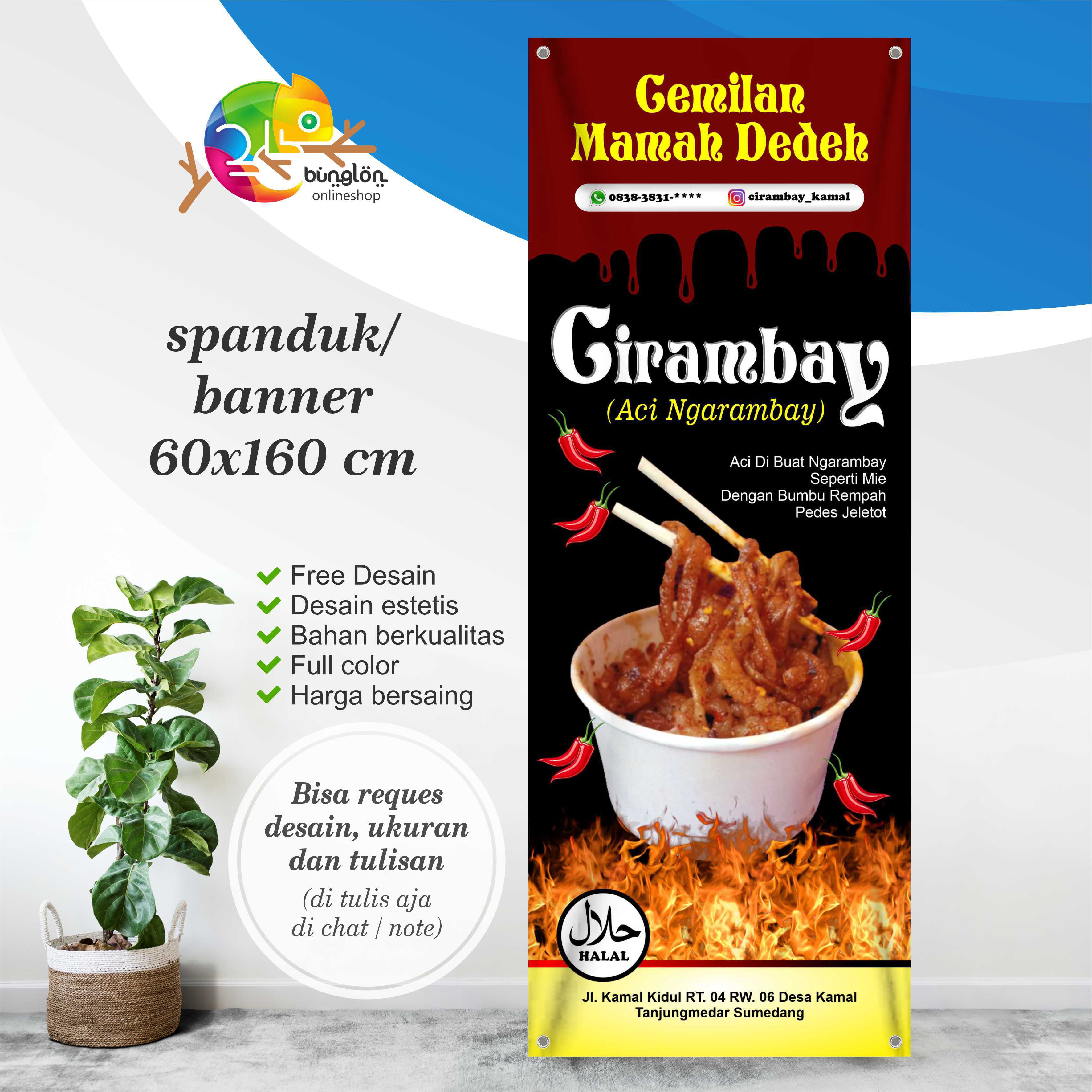 Spanduk Banner Cirambay, Aci Ngambay, Murah Berkualitas | Lazada Indonesia