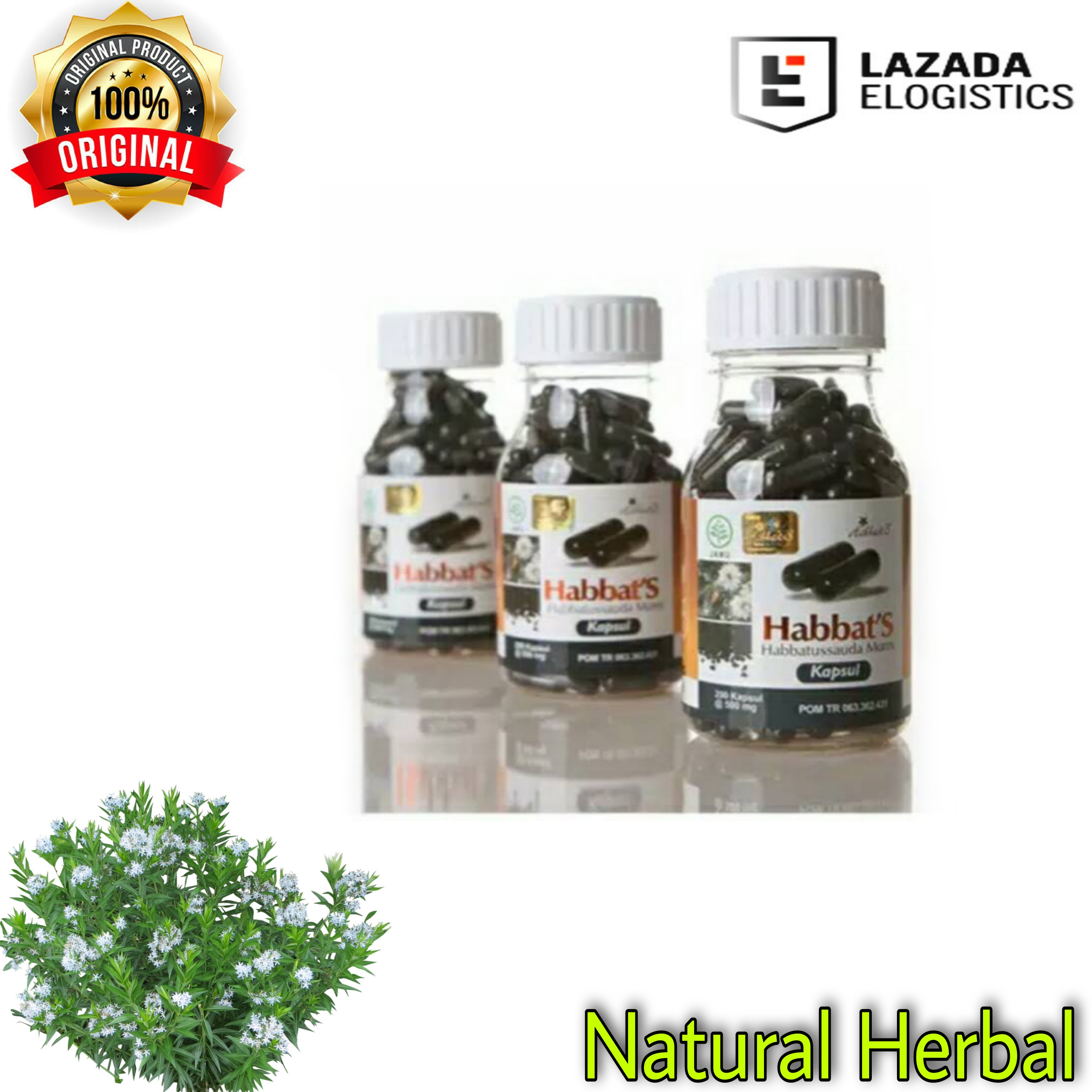 Habbat's Habbatusauda Murni 200 kapsul // Habbats Habbatussauda Murni ...