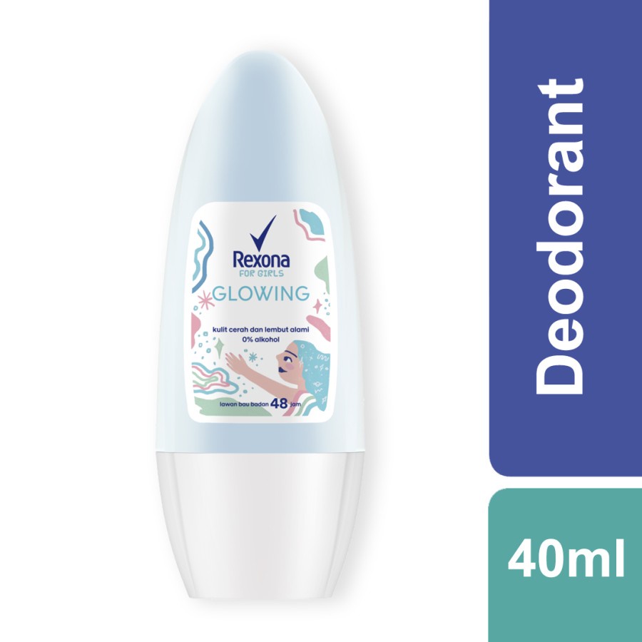 Rexona Women Deodorant Roll On Glowing & Dreamy Bright 40ml - Diodoran ...