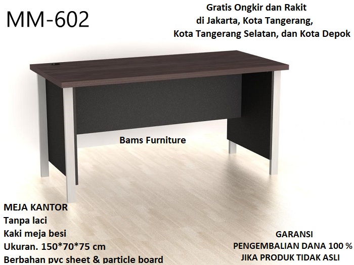 meja 1 biro meja direktur meja kerja meja kantor meja vip tipe MM602 ...
