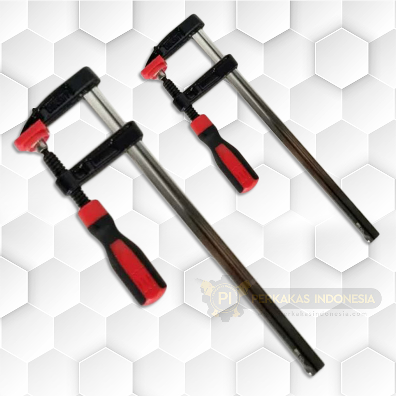 NEW Clamp Klem F Alat Press Penjepit Kayu 250 x 50 mm Catok Jepitan ...