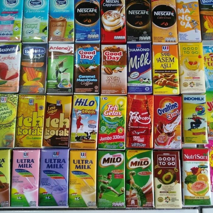 Magnet Kulkas Miniatur Minuman Kotak Lucu dan Imut Pajangan Magnet ...