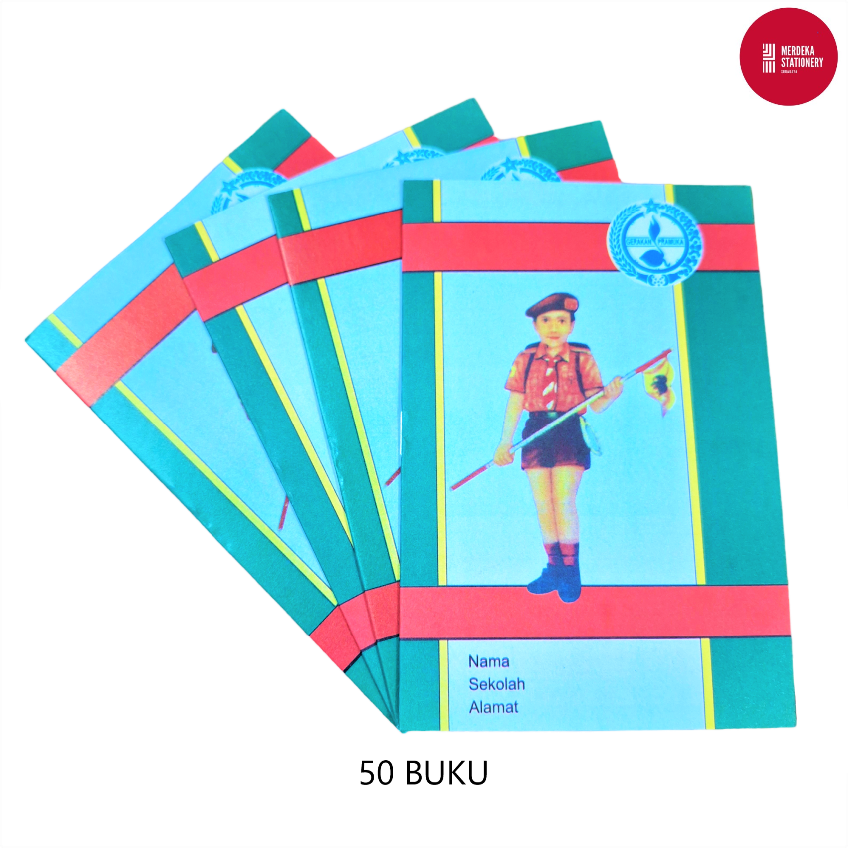 (ISI 50)Notes/Note/Buku/Catatan Pramuka Besar 10 Lembar 10x14,7 cm ...