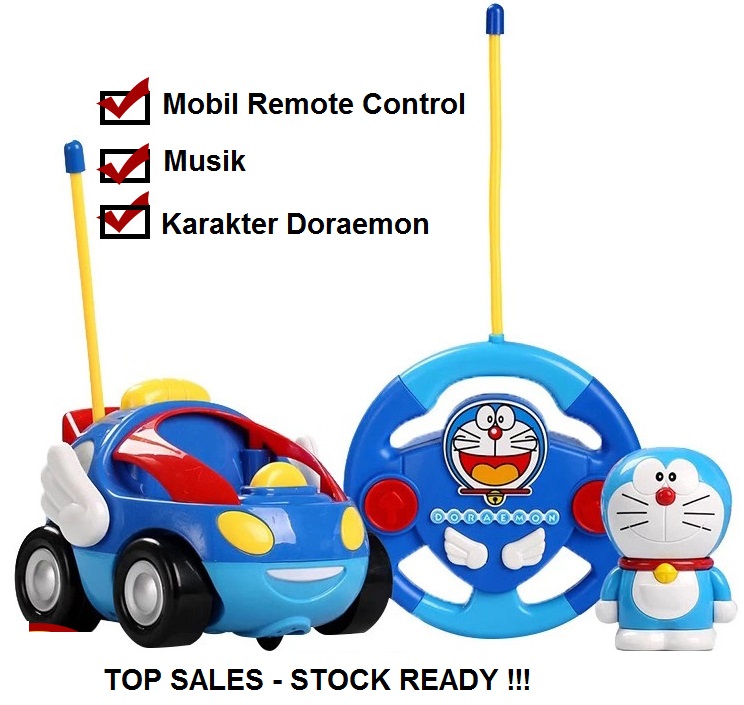 Mobil Remote Control Doraemon dan Hello Kitty / Mainan Anak Mobil ...
