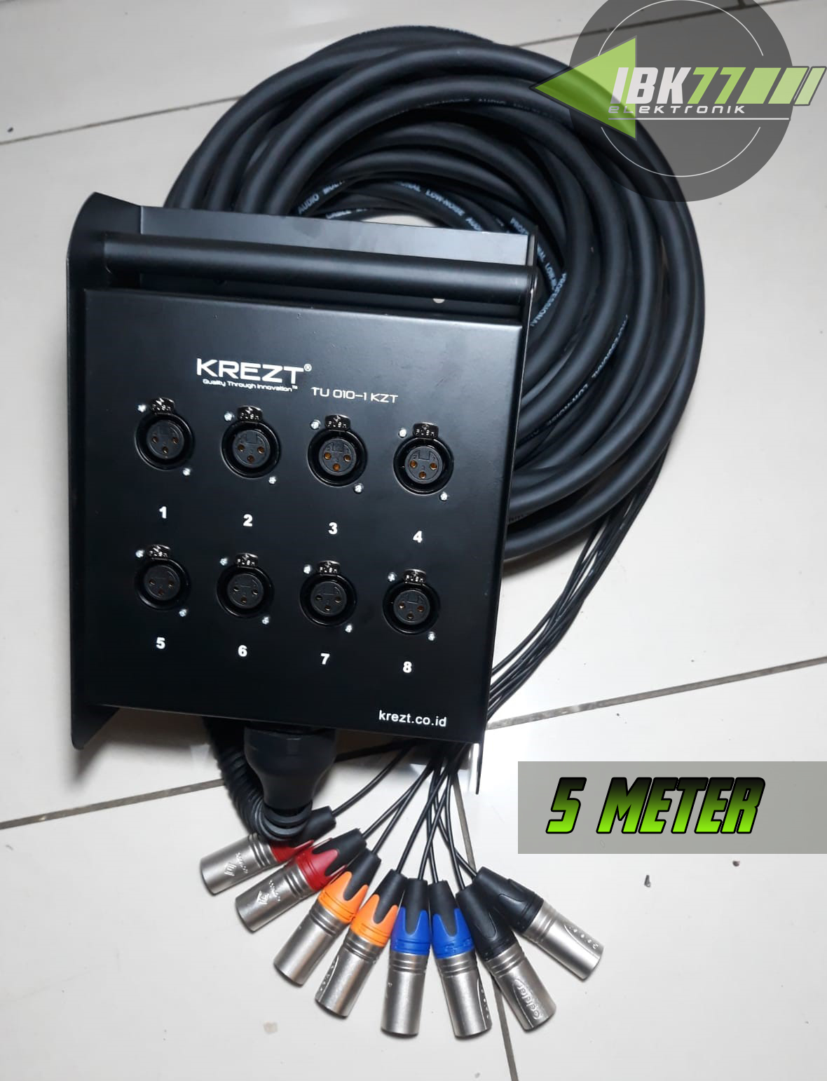 Kabel Snake 8 Channel Komplit + Stage Box KREZT 5 Meter | Lazada Indonesia