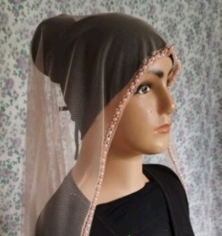 Slayer Pengantin Payet Mutiara Polos Premium Tile Berkualitas Veil Akad ...