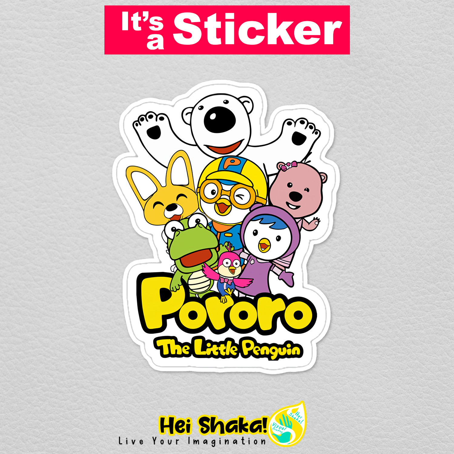 Heishaka Stiker Pororo The Little Penguin and Friends Sticker Kartun ...